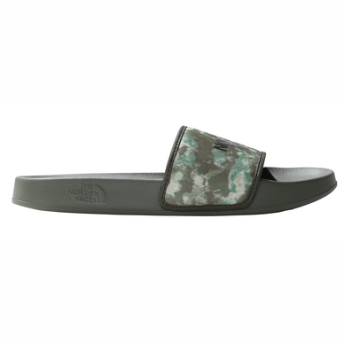 Slipper The North Face Base Camp Slide III Men Military Olive Stippled Camo Print TNF Black